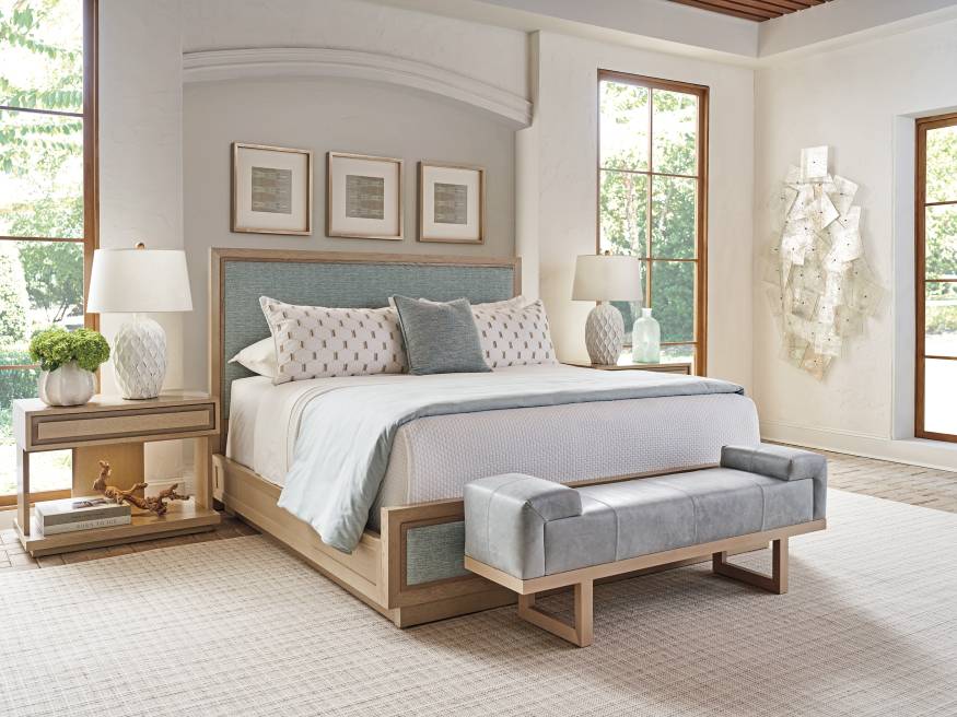 578-144C-40 | Grayson Upholstered Bed | Sunset Key| Lexington
